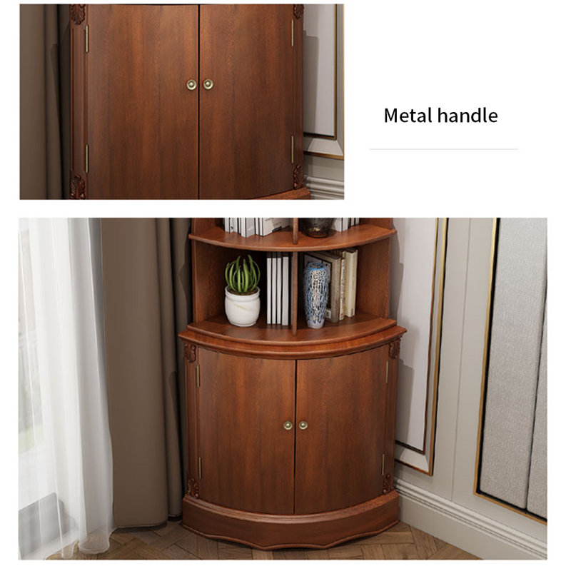 Parttlion American corner solid wood bookcase | Wayfair