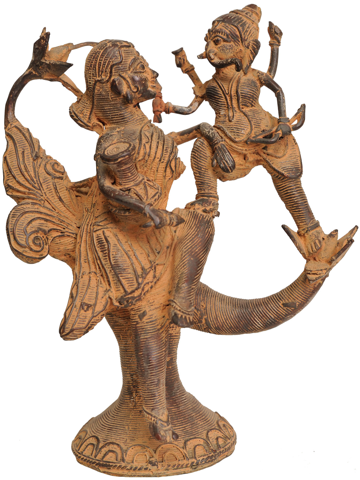 Bungalow Rose Goddess Parvati Playing With Baby Ganesha On A Tree ...