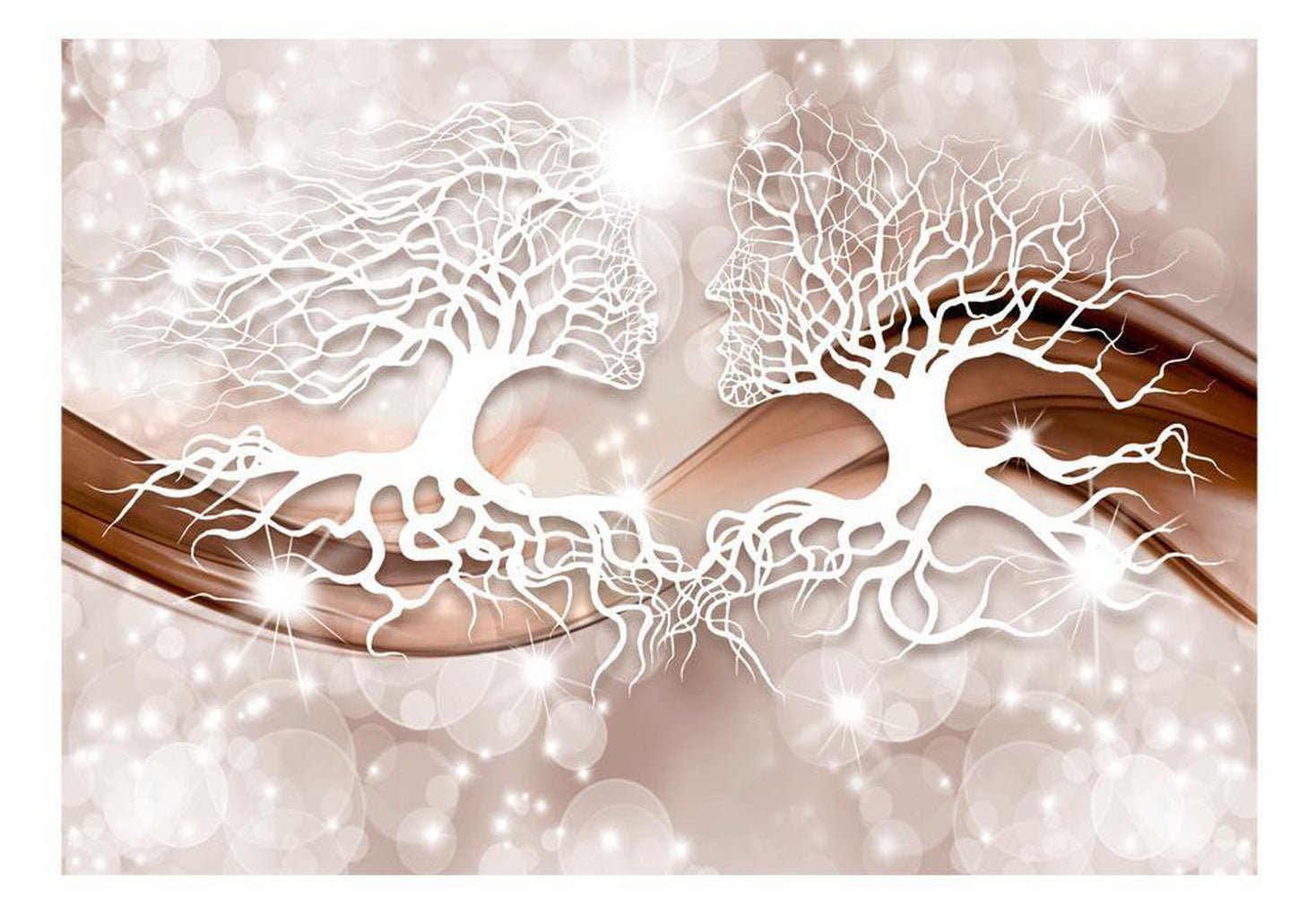 Red Barrel Studio® Structure of Love Wall Mural | Wayfair