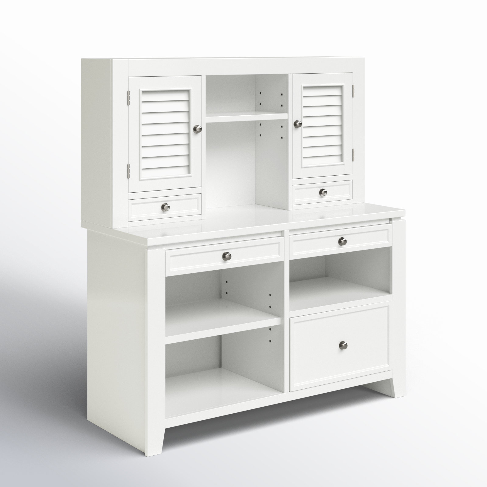 Lark Manor™ Assiah Desk with Hutch & Reviews | Wayfair