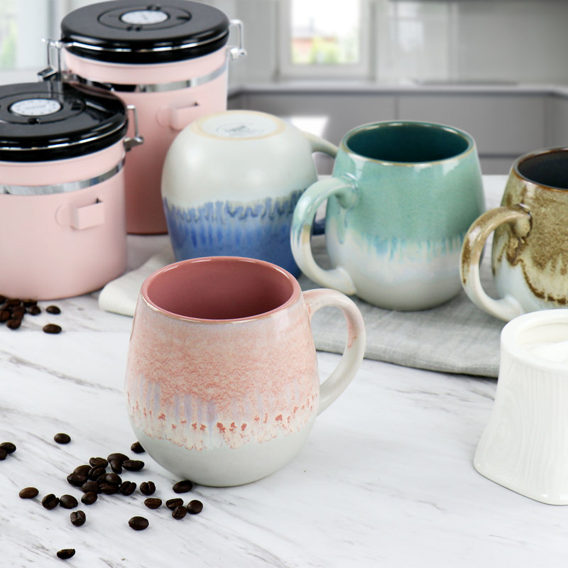 Ivy Bronx Avery Creek 4 Piece 19.1Oz Stoneware Mug Set In Assorted ...