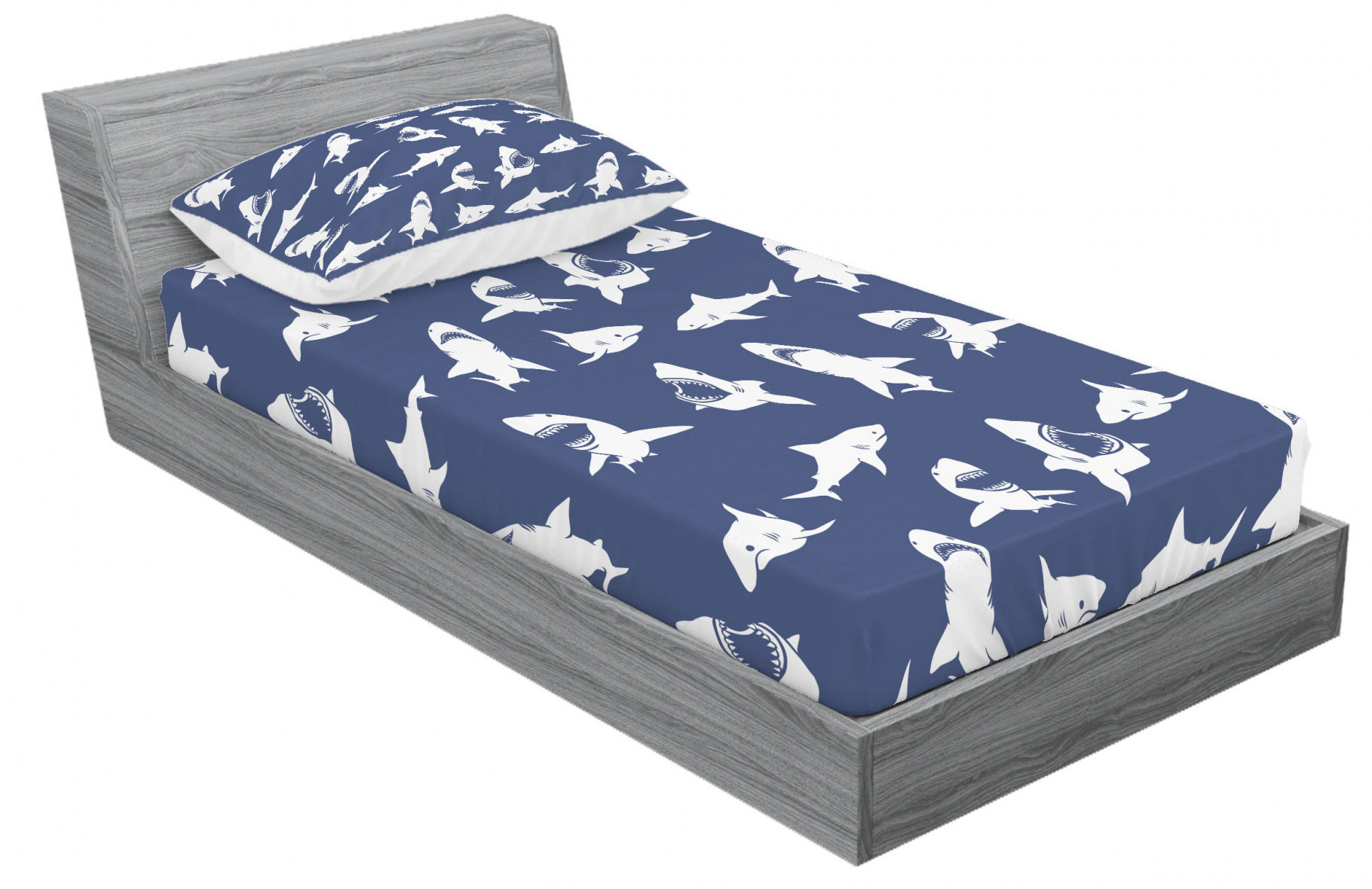 Ambesonne Shark Sheet Set | Wayfair