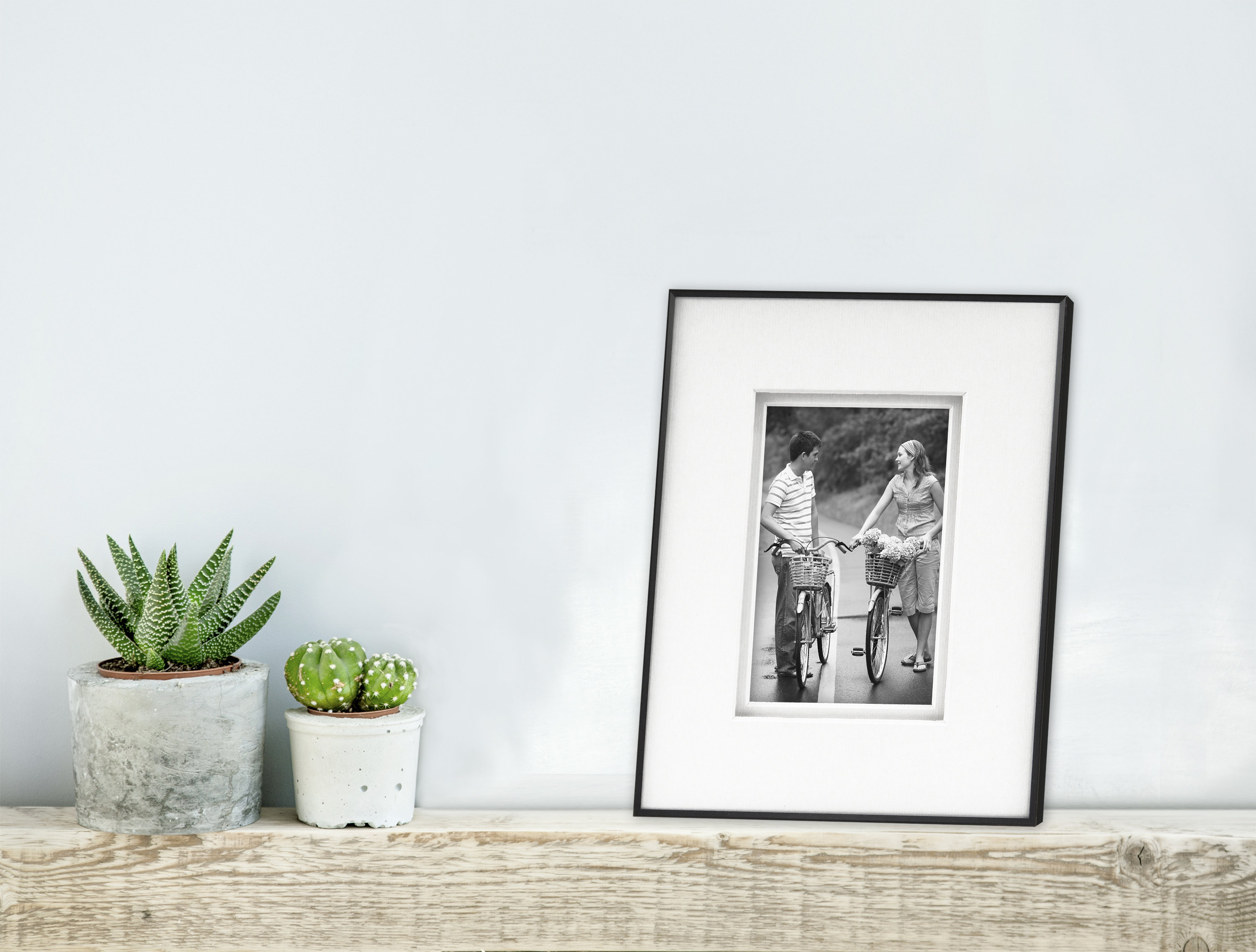 Framatic by MCS Fineline Picture Frame with Shadow Mat | Wayfair