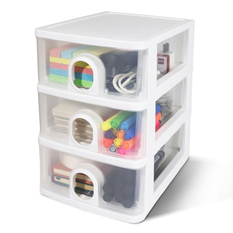 Rebrilliant Desktop Storage Drawers Desk Organizer | Wayfair