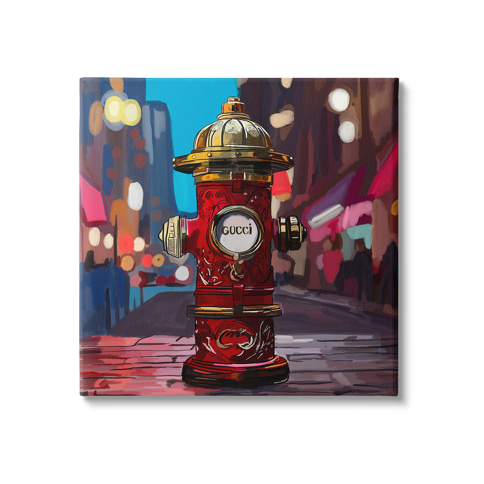 Ophelia & Co. Vivid Glam Hydrant Canvas Wall Art Design By Amelia Noyes ...
