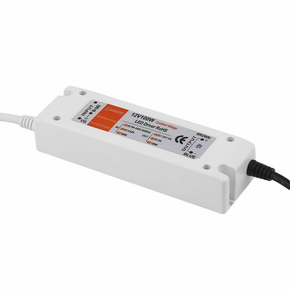 17 Stories 100W LED Driver DC 12V Transformer 12V 8A LED Power Supply ...