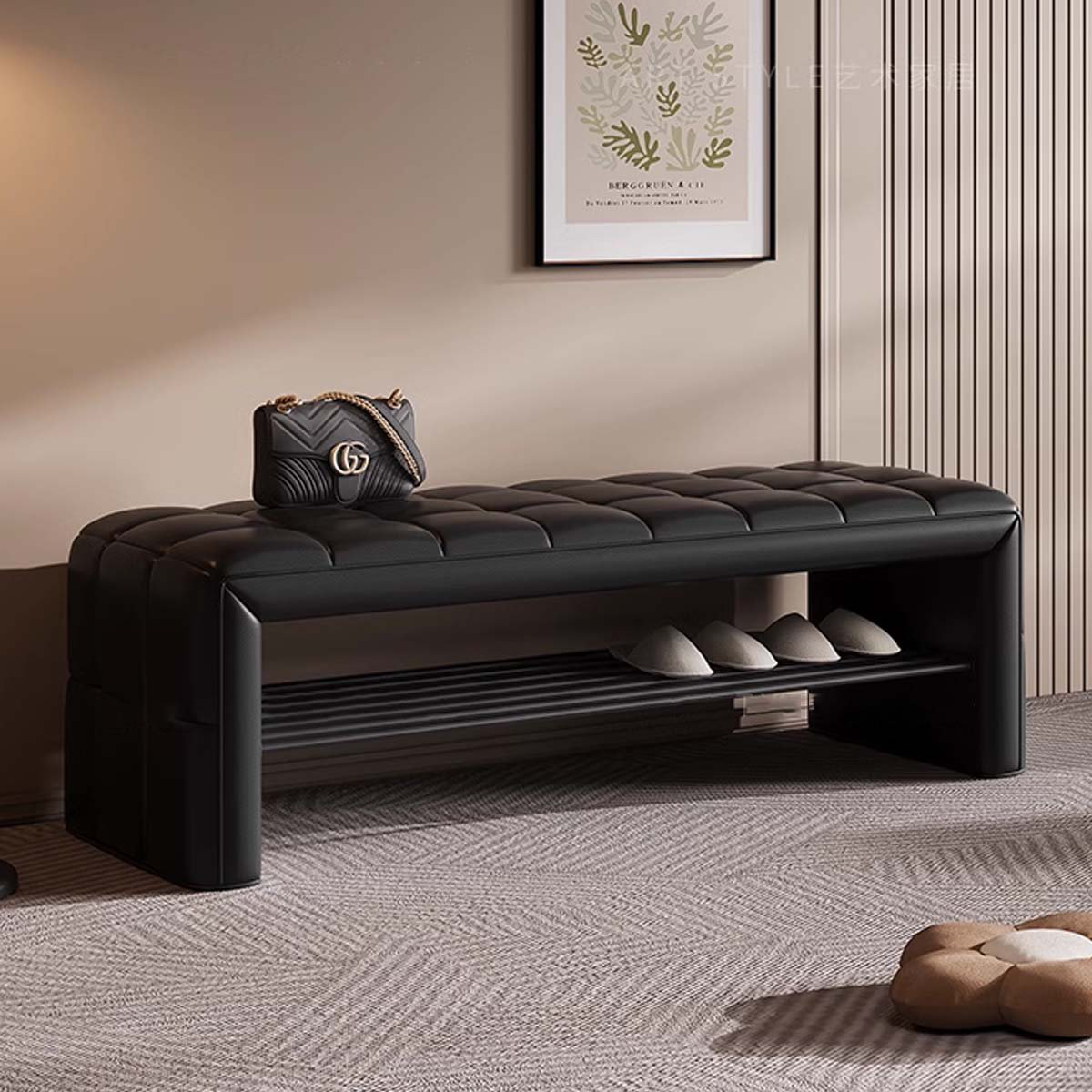 EXINTOR 10 Pair Shoe Storage Bench - Wayfair Canada