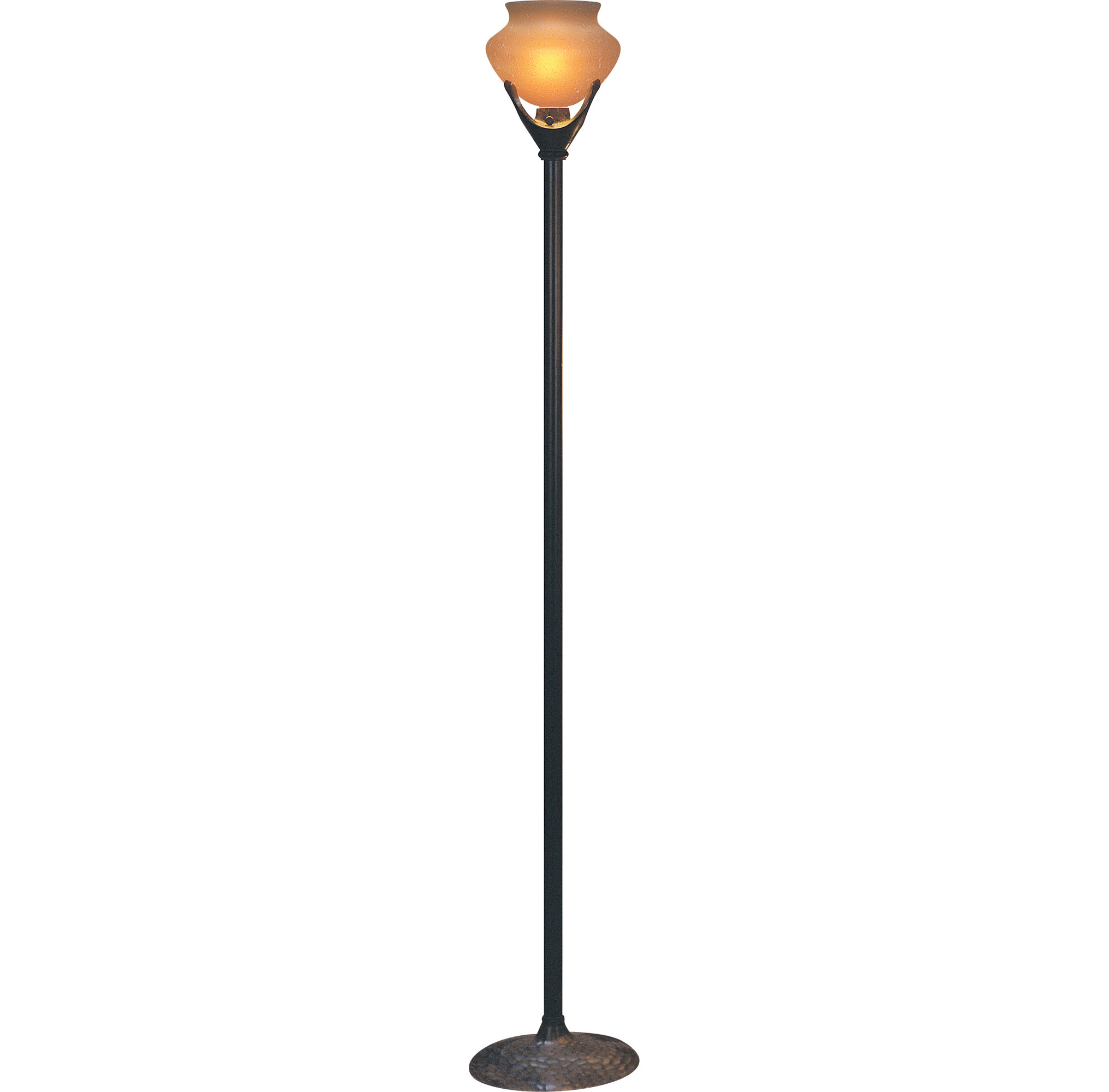 Wildon Home® Lampe torchère antique sur pied rouille avec abat-jour en ...