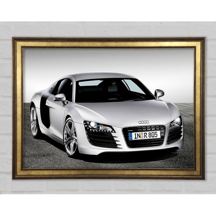 Ebern Designs Audi A8 Silver - Single Picture Frame Art Prints ...