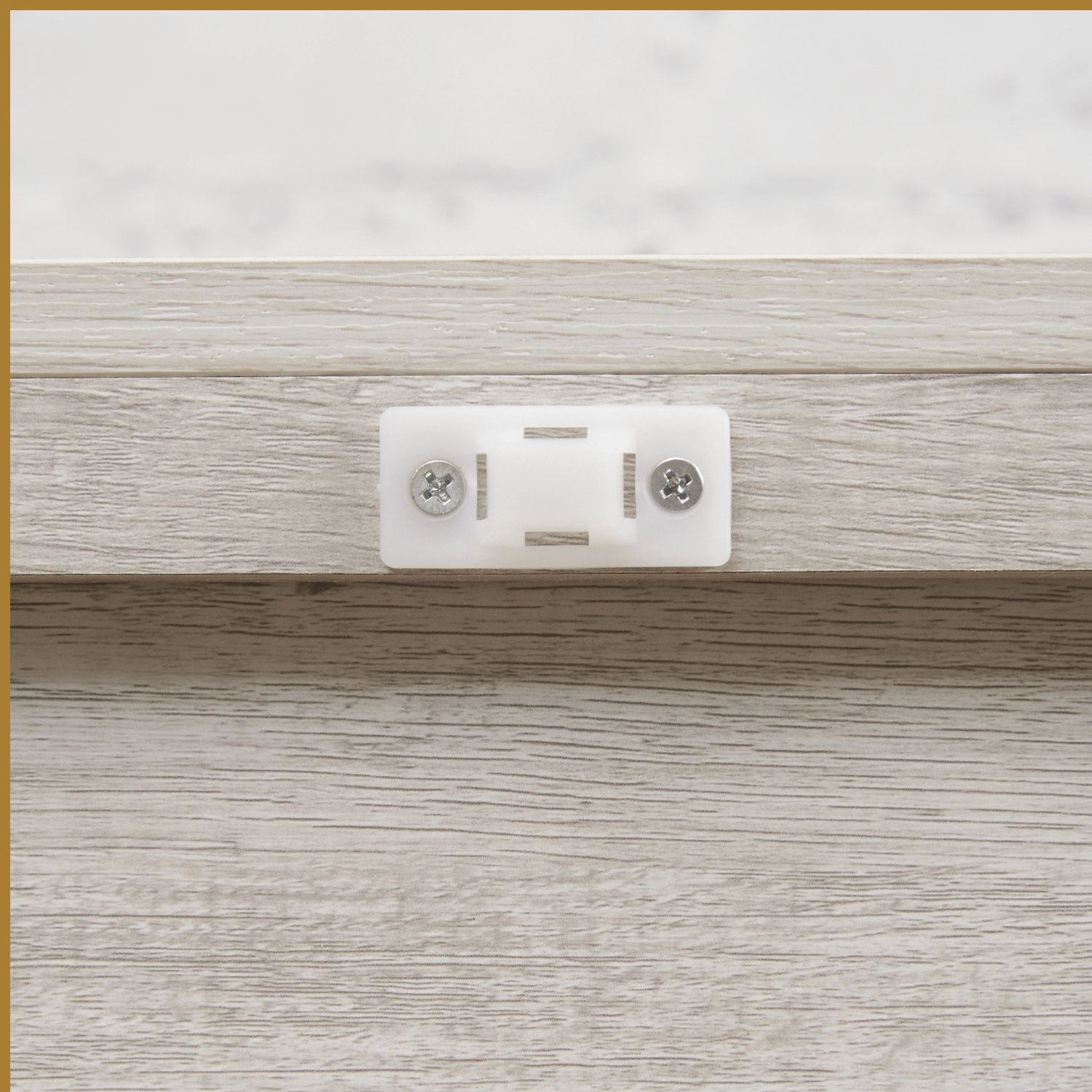 Lark Manor™ 4 Tier Living Room White Glass Display Cabinet | Wayfair