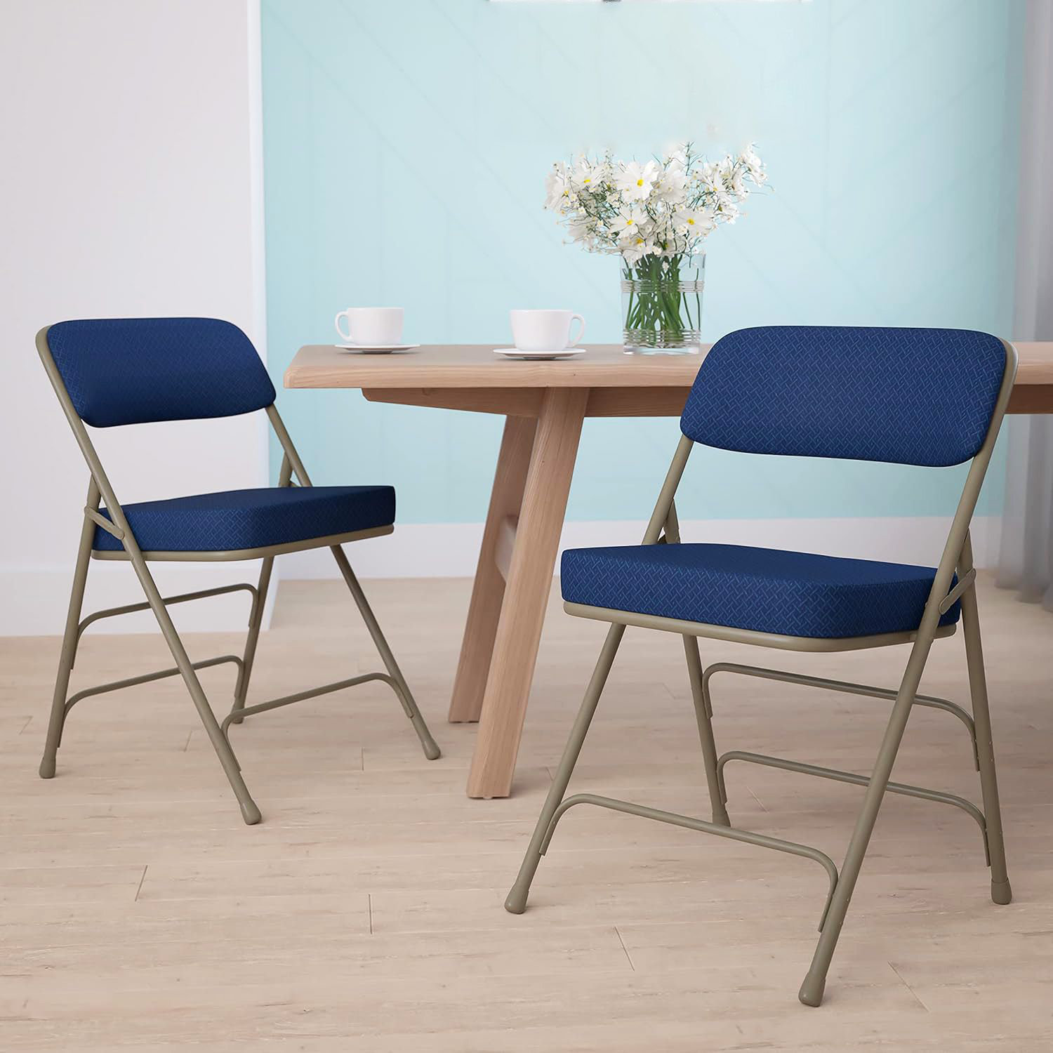 Inbox Zero Mirelys Foam Banquet Folding Chair Folding Chair Set | Wayfair