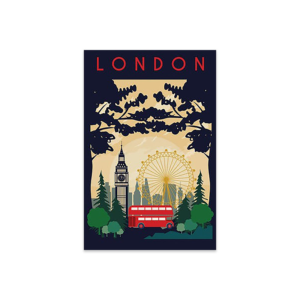 Red Barrel Studio® London Bus Travel Poster by Natalie Ryan - Unframed ...