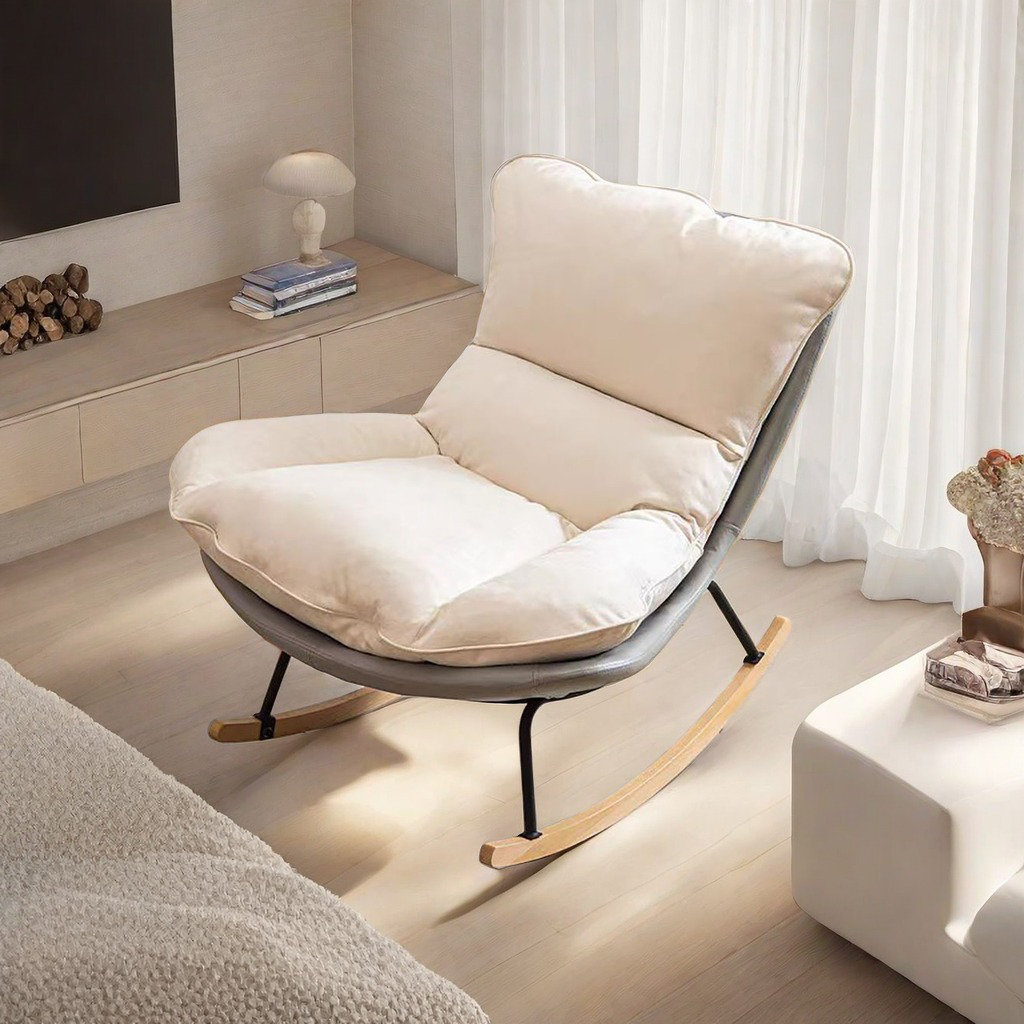 Comfort Zone Furniture.e Rocking Chair Light Luxury Adult Chair Rocking ...
