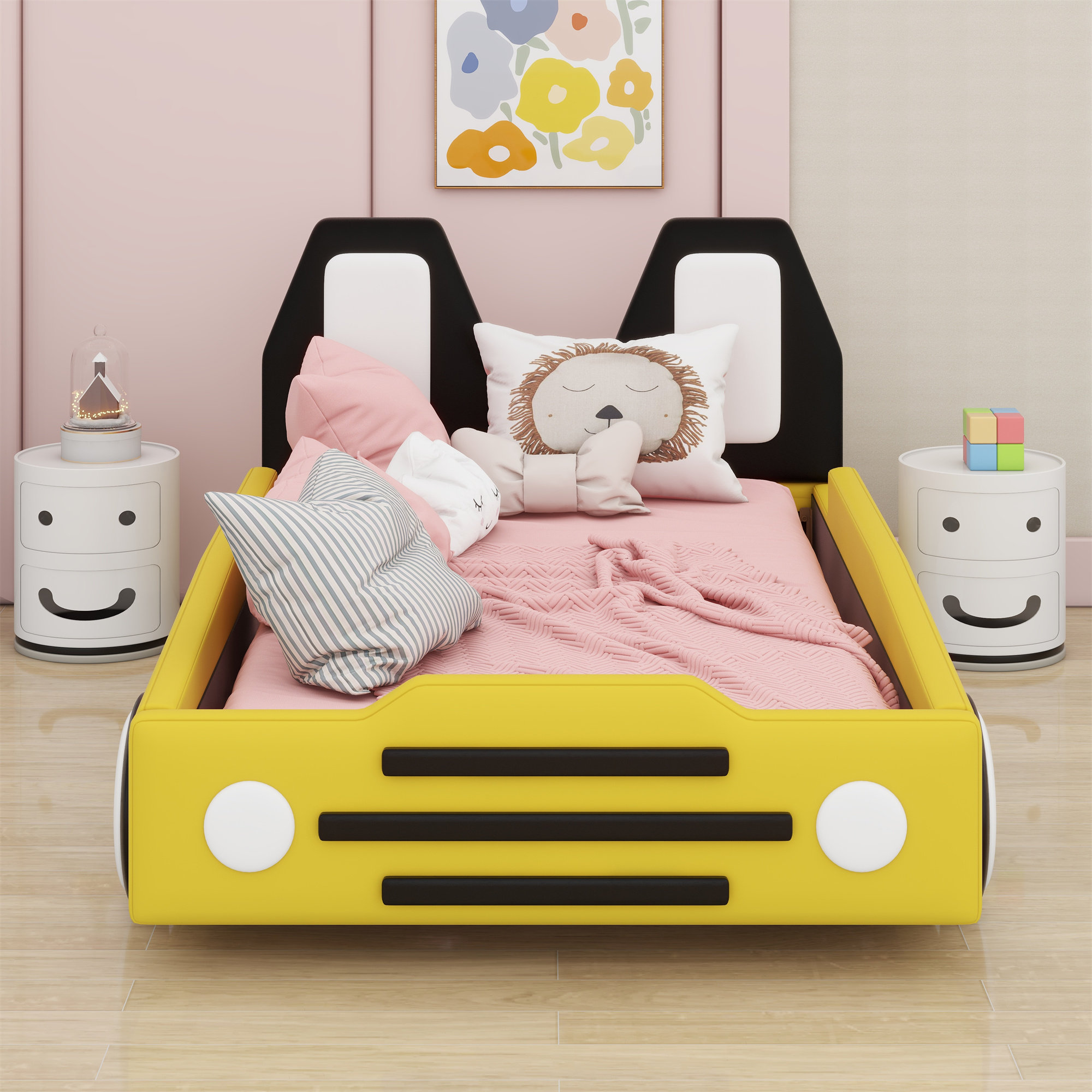 Latitude Run® Race Car-Shaped Platform Bed | Wayfair