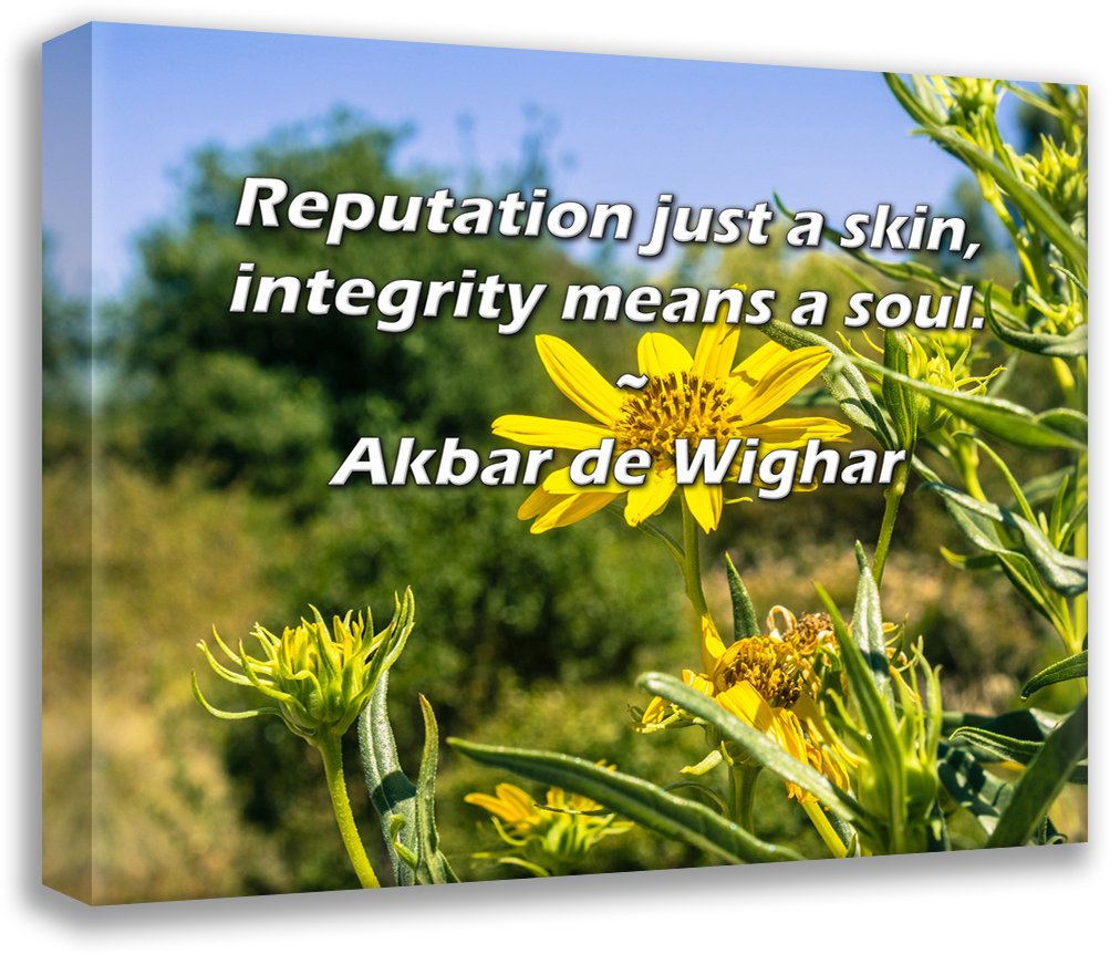 Astoria Grand Gallery Wrapped Canvas By Akbar de Wighar: "Reputation ...