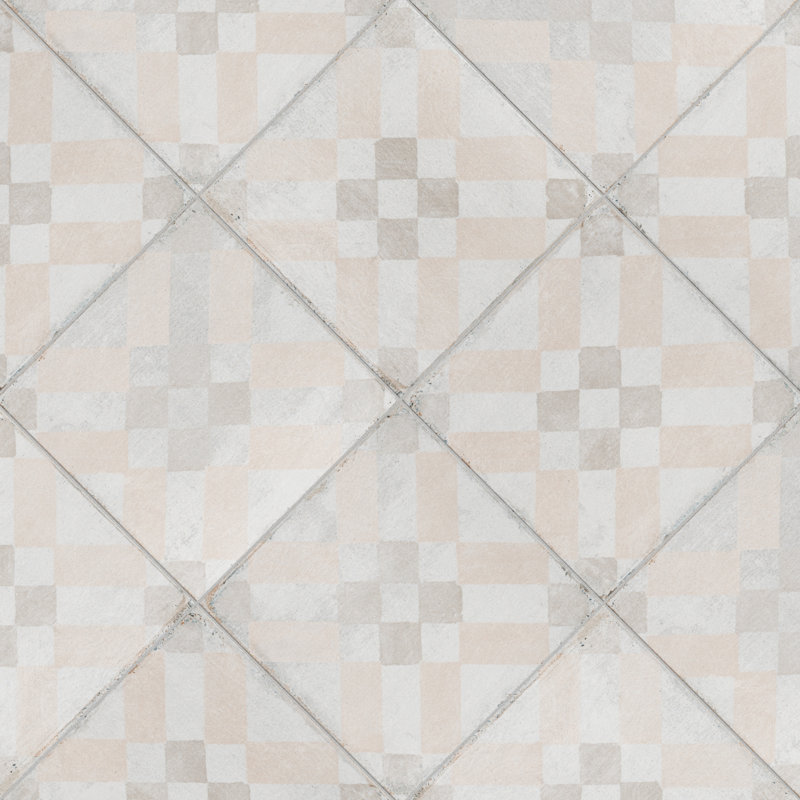 Merola Tile Barcelona 6" x 6" Porcelain Patterned Wall & Floor Tile ...