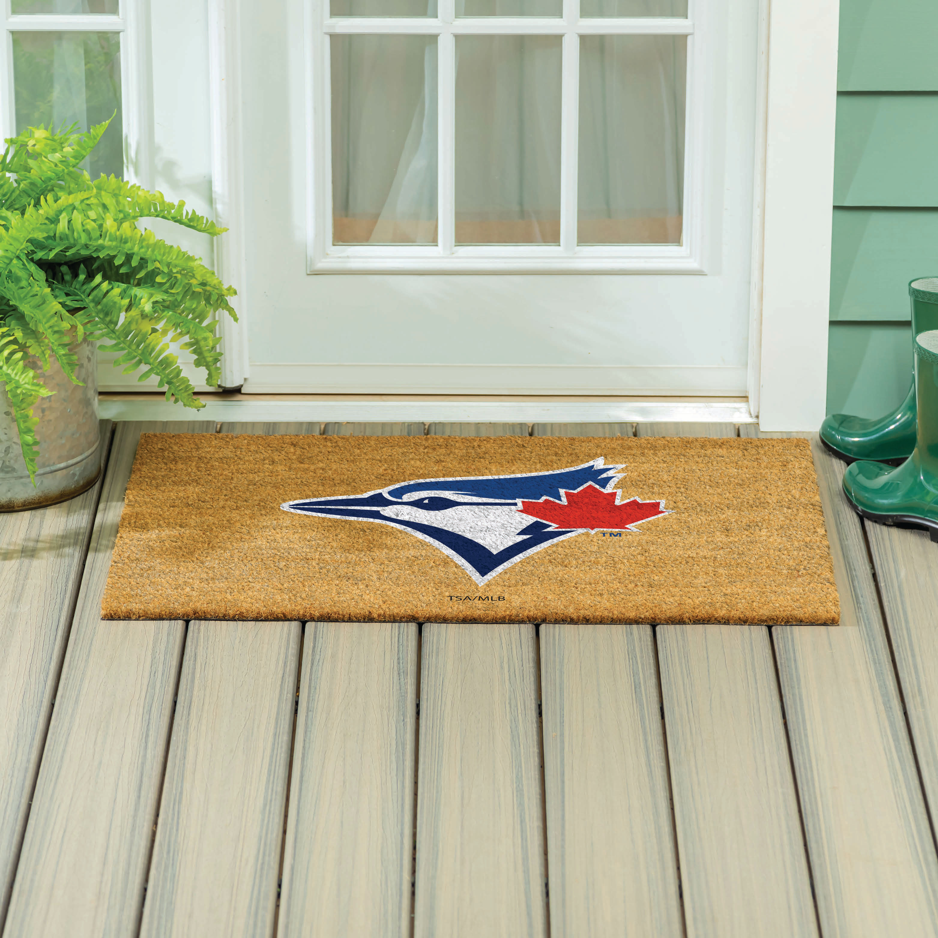Ophelia & Co. Toronto Blue Jays Large Full Color Coir Mat, 36"x24 ...