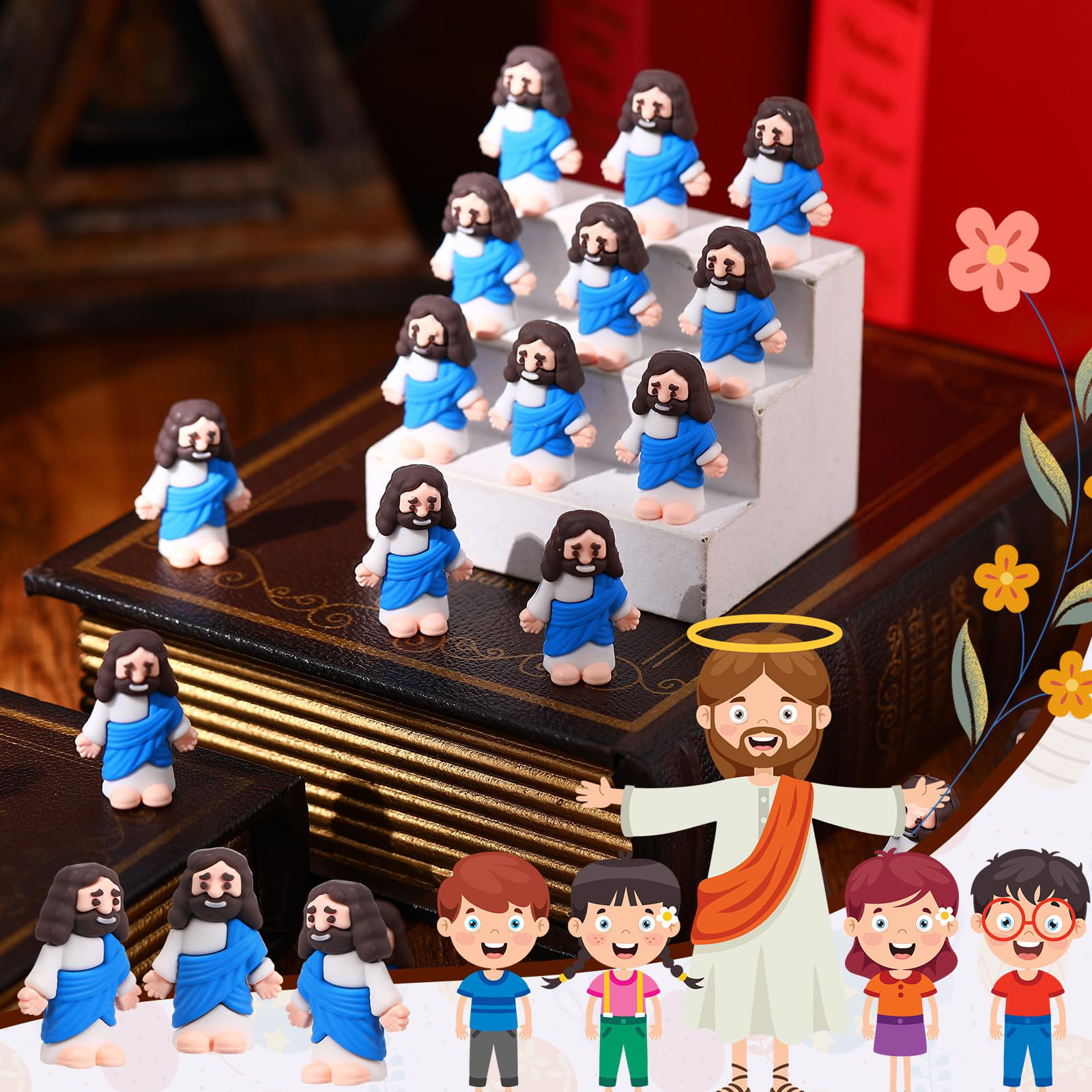 COEN 100 Mini Rubber Jesus Figurines – Original Design - Wayfair Canada