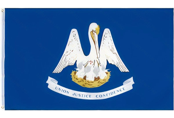 Arlmont & Co. 3x5 Foot Louisiana State Flag - Vivid Color and Fade ...