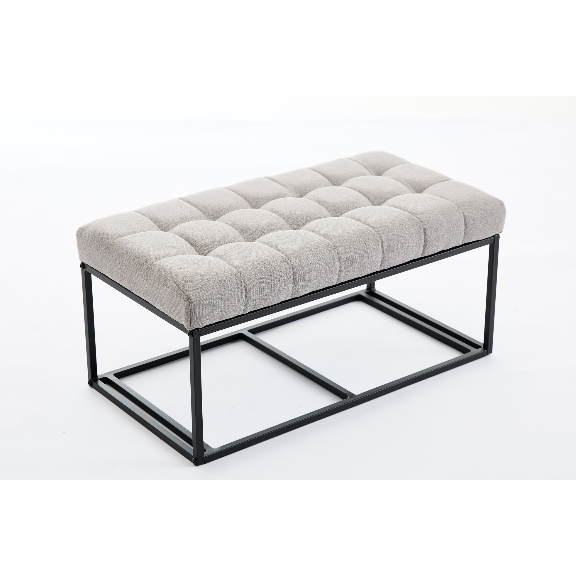 Ebern Designs Comfortable Bedroom End - Gray, 16.1 X 29.9 15.7 Inches ...