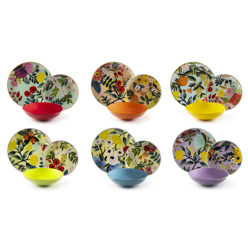 Excelsa Fiori Frida Dinnerware - Set of 18 | Wayfair.co.uk