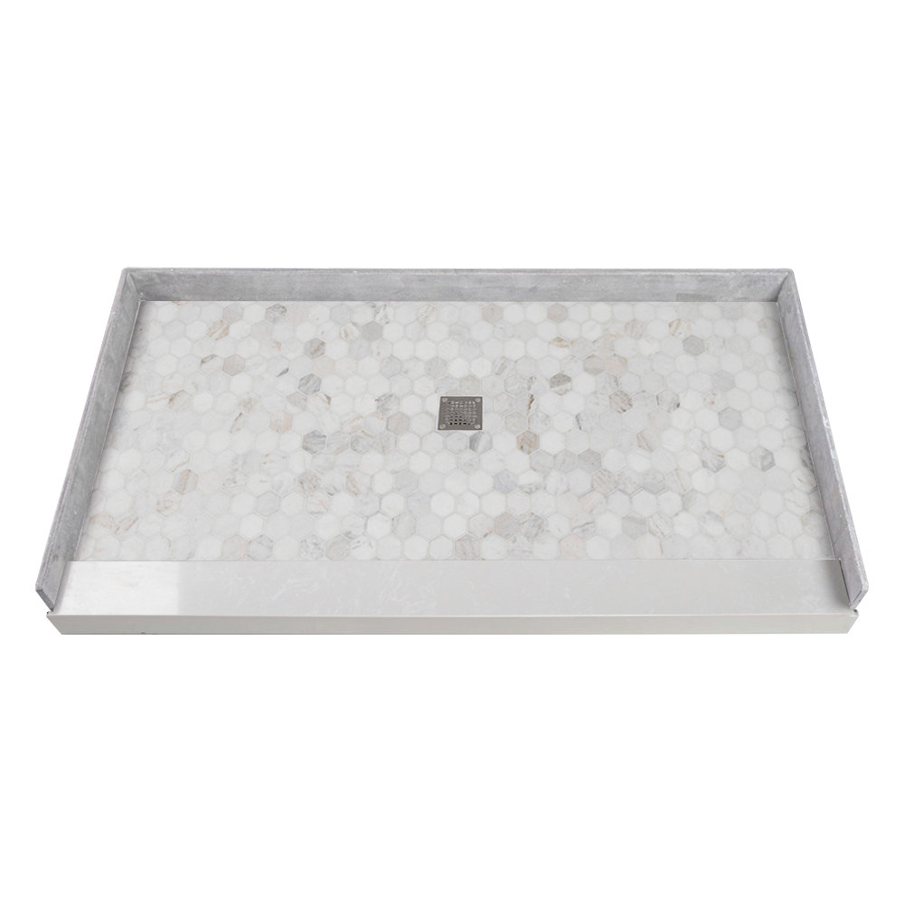 Transolid 60" W x 32" D Single Threshold Shower Base | Wayfair