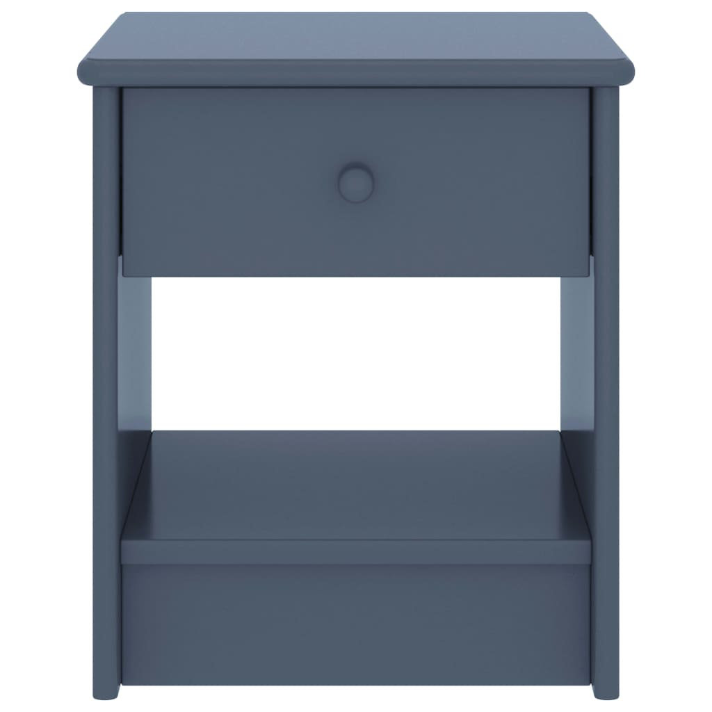 Ebern Designs Bedside Cabinet Solid Pine Wood Small Bedside Cabinet ...