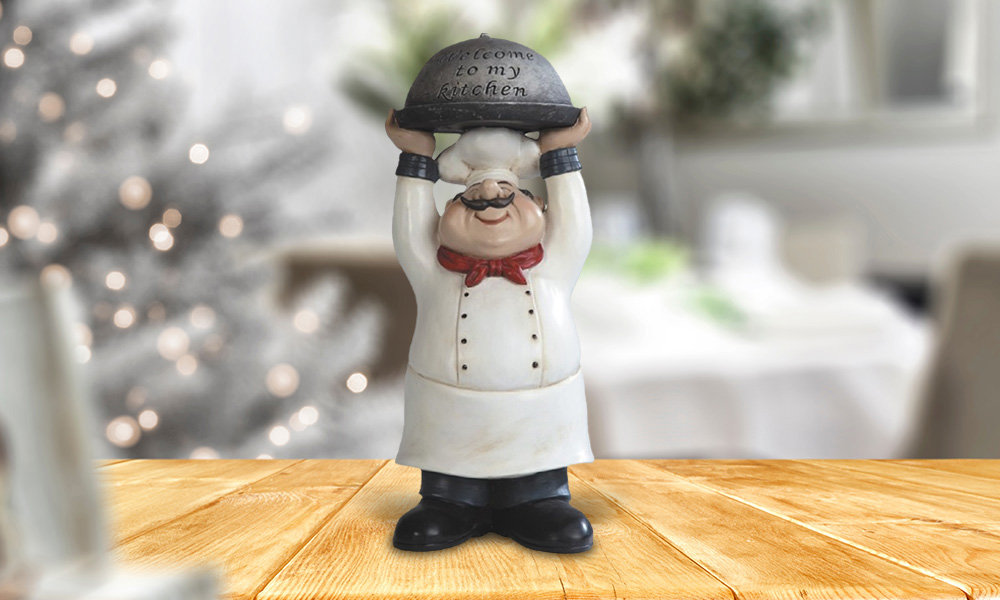 Bay Isle Home™ Absa 14"H Chef Dining Room Accessory Figurine Unique ...