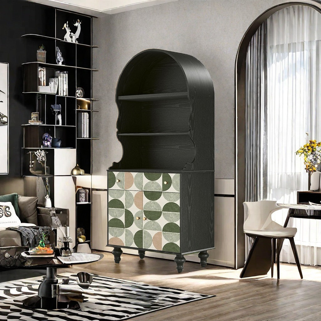 Parttlion French style retro geometric bookcase - Wayfair Canada