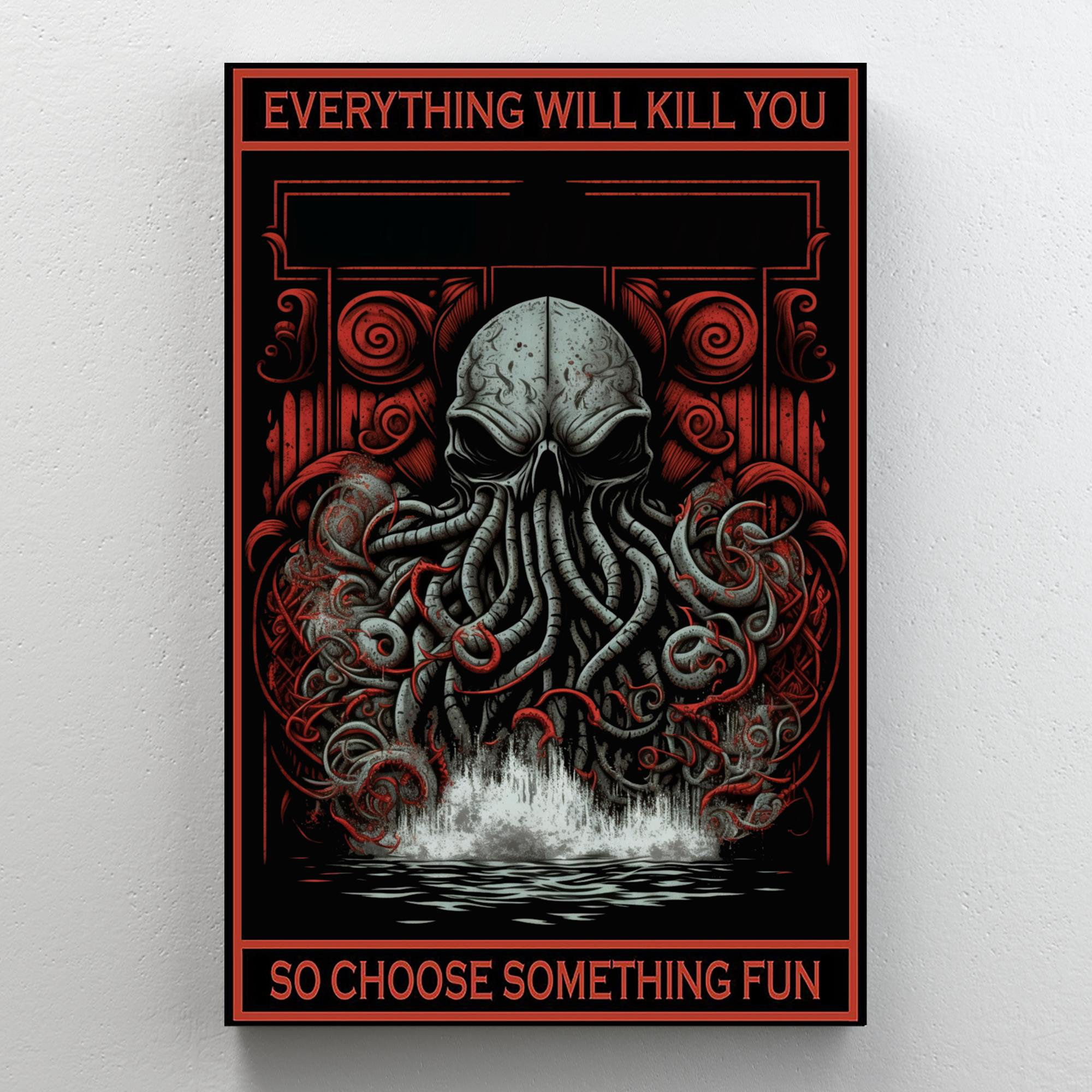 Trinx Cthulhu So Choose Something Fun - 1 Piece Rectangle Graphic Art ...