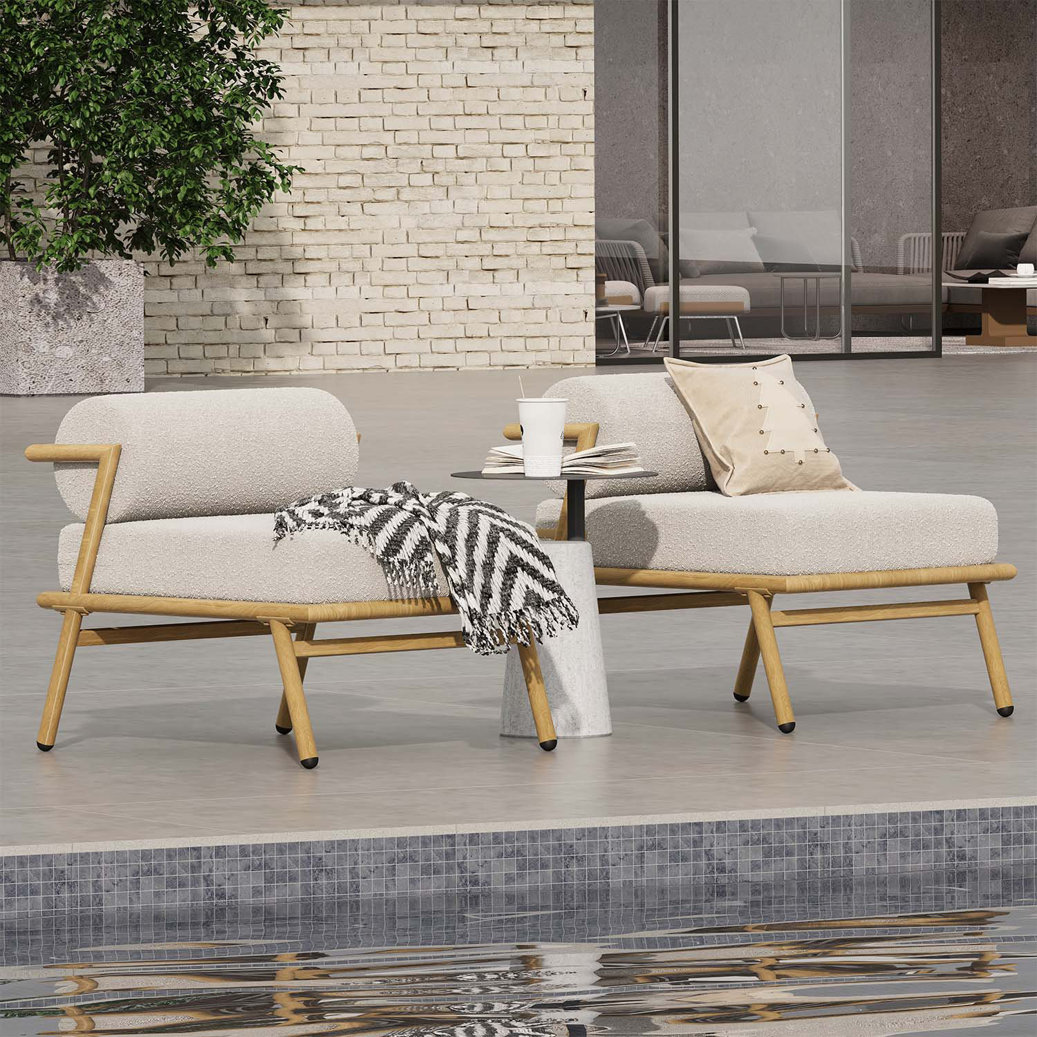 Corrigan Studio® Exceptional Outdoor Patio Chair Set for Unrivaled ...