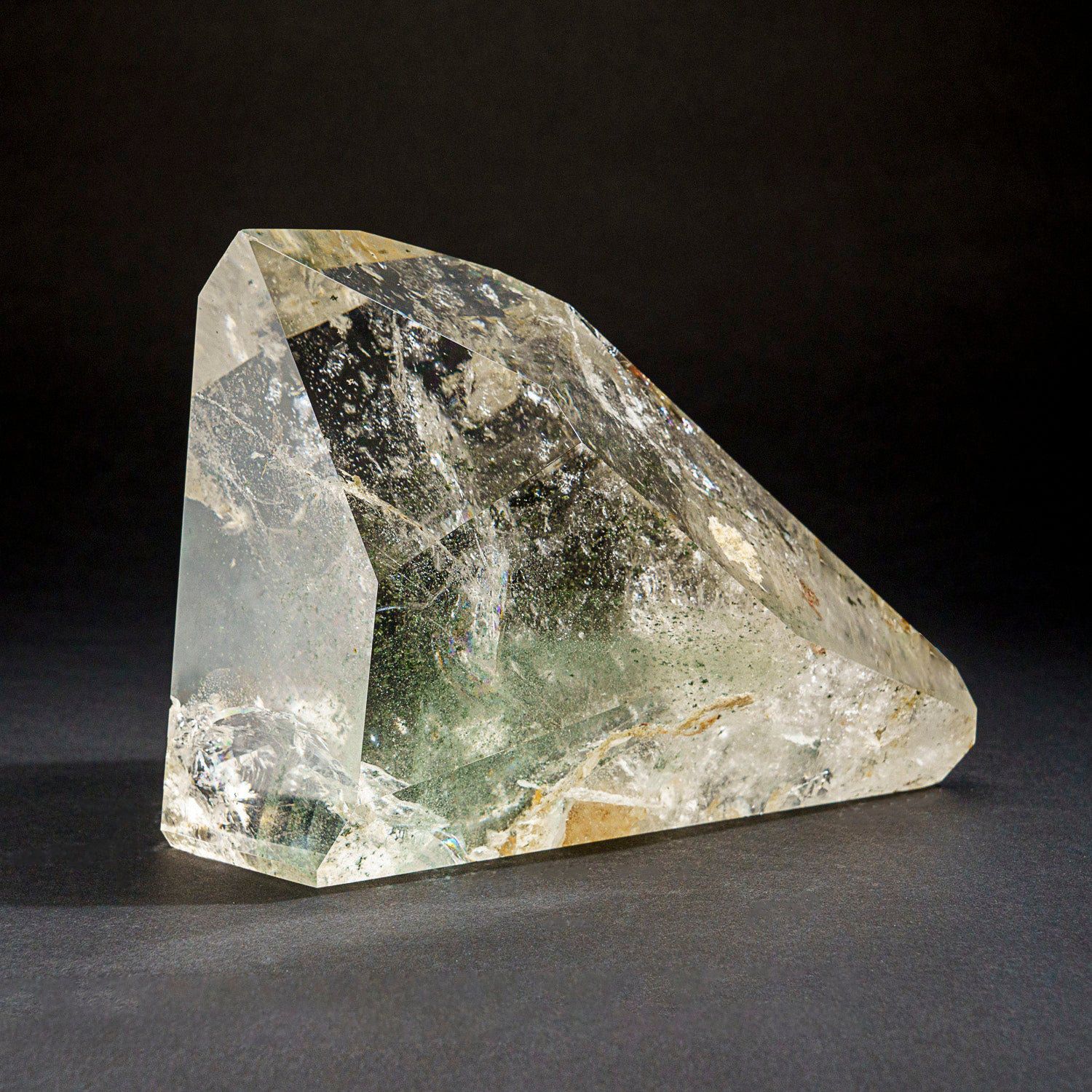 Astro Gallery of Gems Genuine Polished Chlorite Quartz Point From ...