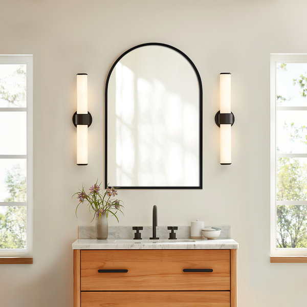 Ebern Designs Hogsett Surface-mounted/Recessed Arch Bathroom Medicine ...