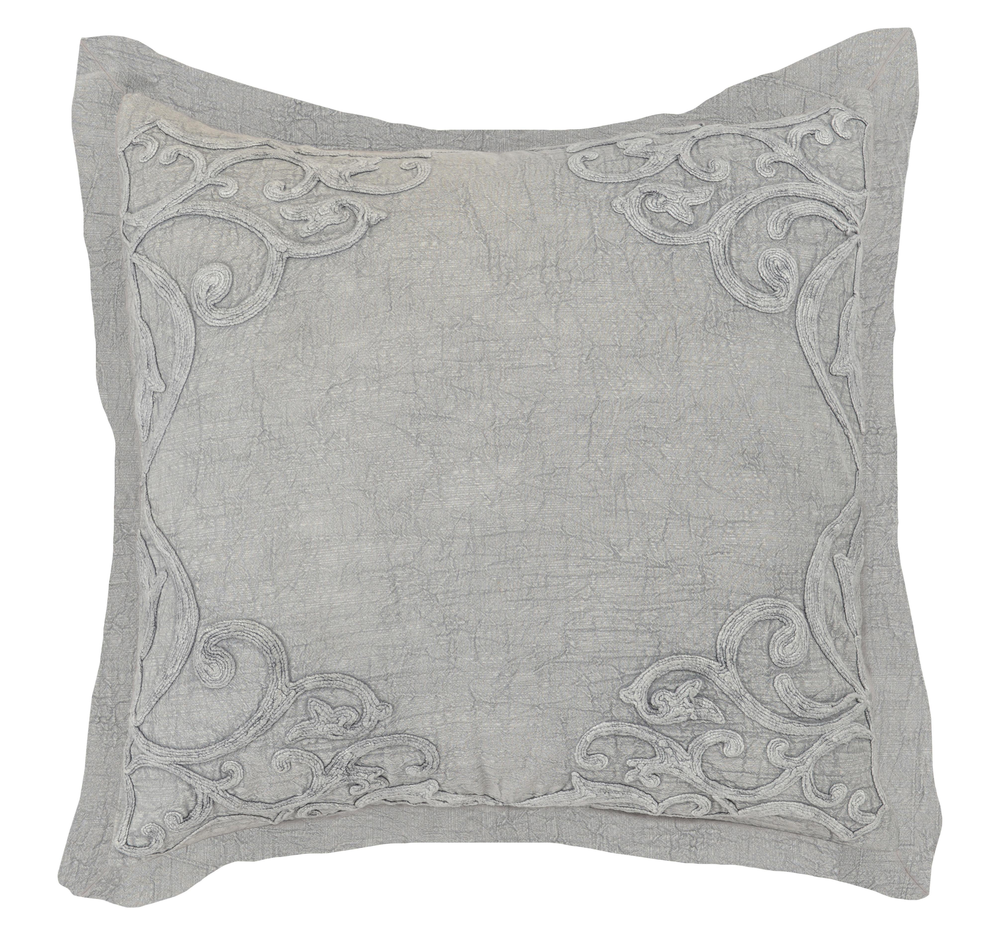Villa by Classic Home Reagan Cotton Hand Embroidered Sham - Wayfair Canada