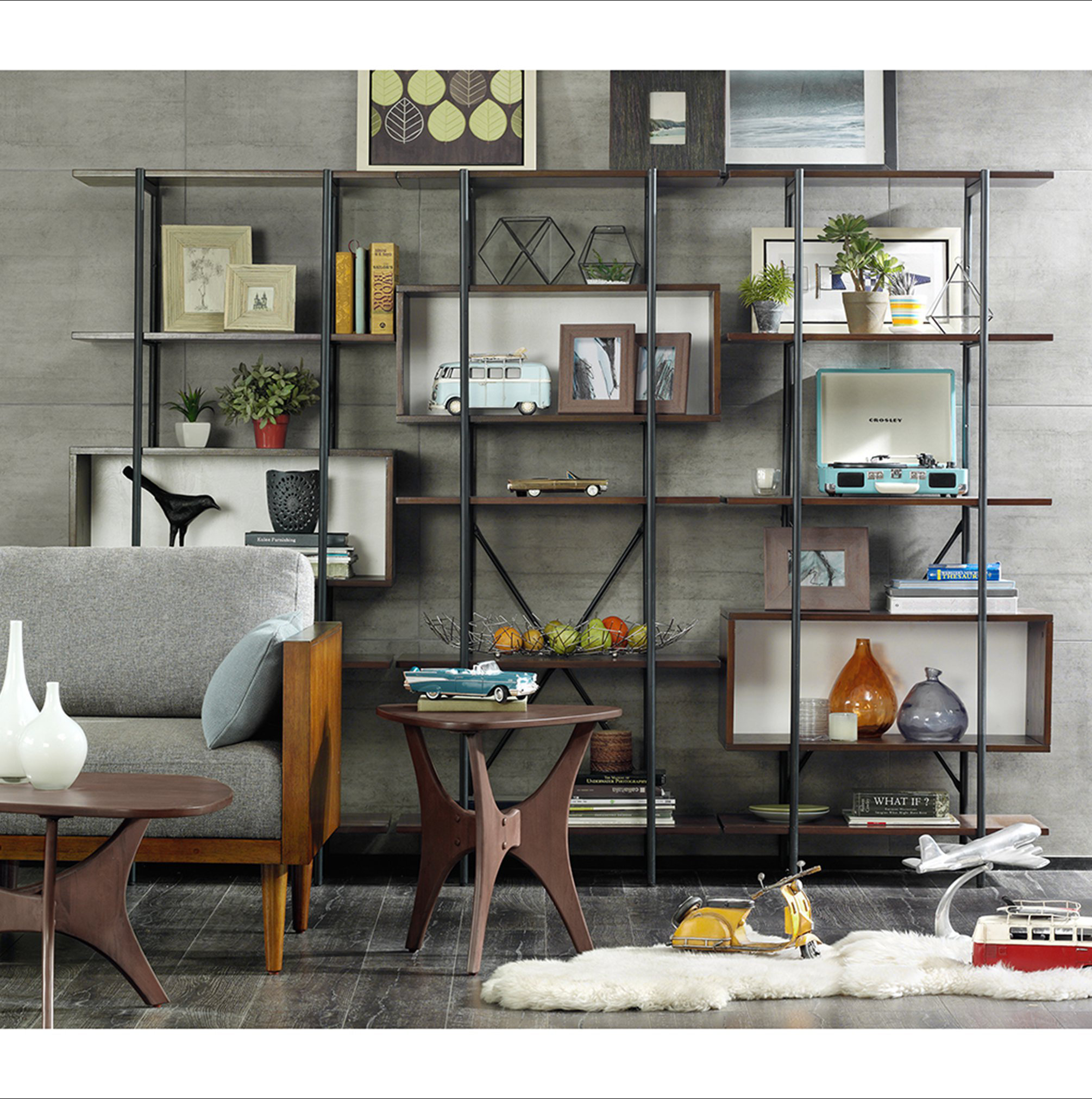 George Oliver Triangle Wood Coffee Table | Wayfair