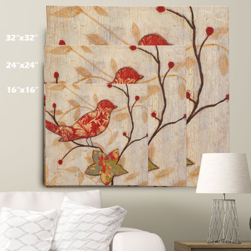 World Menagerie Premium 'Song Bird I Revisited' by Eugene Tava Painting ...