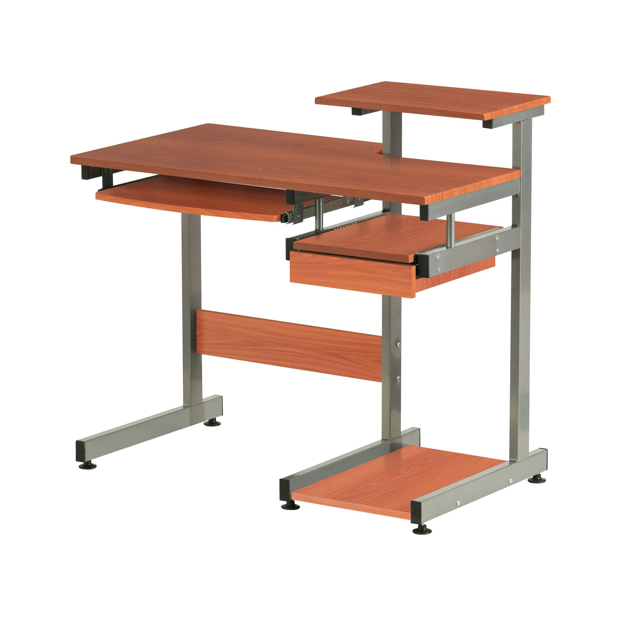 Latitude Run® Complete Computer Workstation Desk, Woodgrain - Wayfair ...