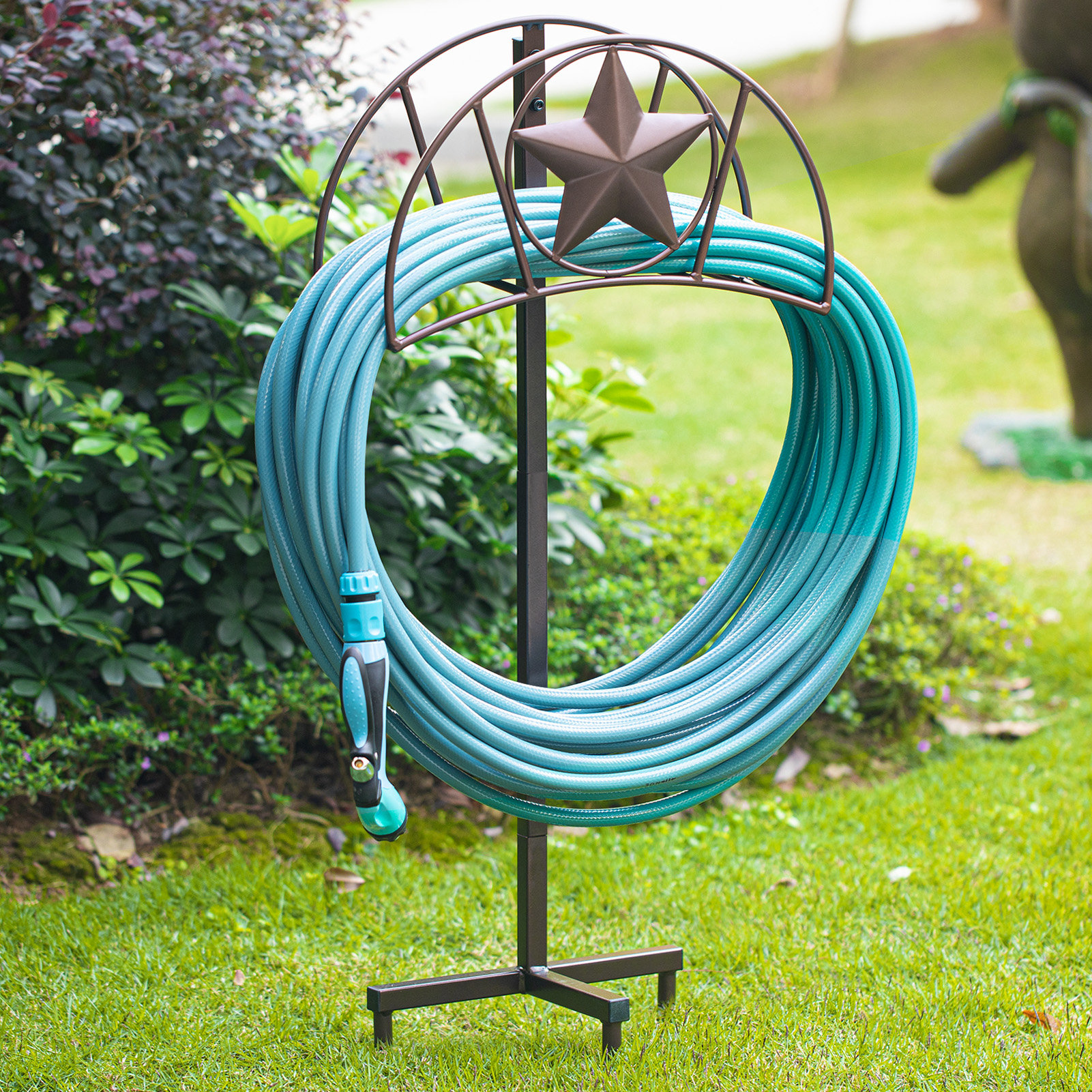 Amagabeli Metal Wall Mounted Hose Holder | Wayfair