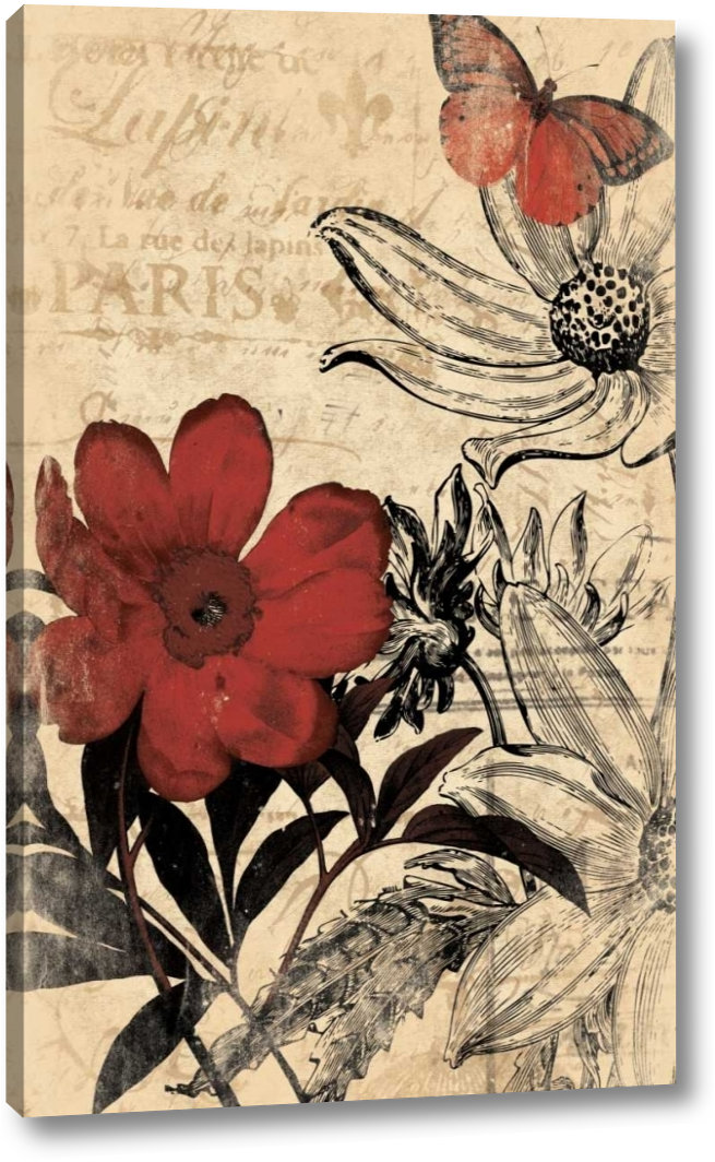 August Grove® 'Paris A' by Jace Gray Giclee Art Print on Wrapped Canvas ...