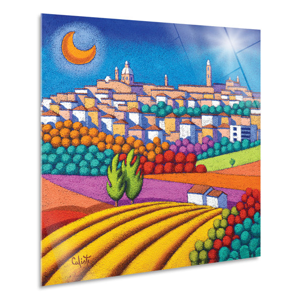 Brambly Cottage View With Two Trees by Stefano Calisti - No Frame Art ...