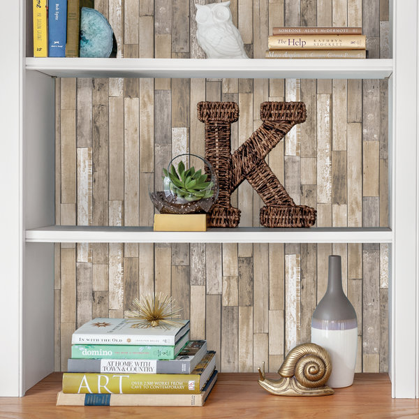 Union Rustic Chantalle Weathered Plank Barn 16.5' L x 20.5" W Peel and ...