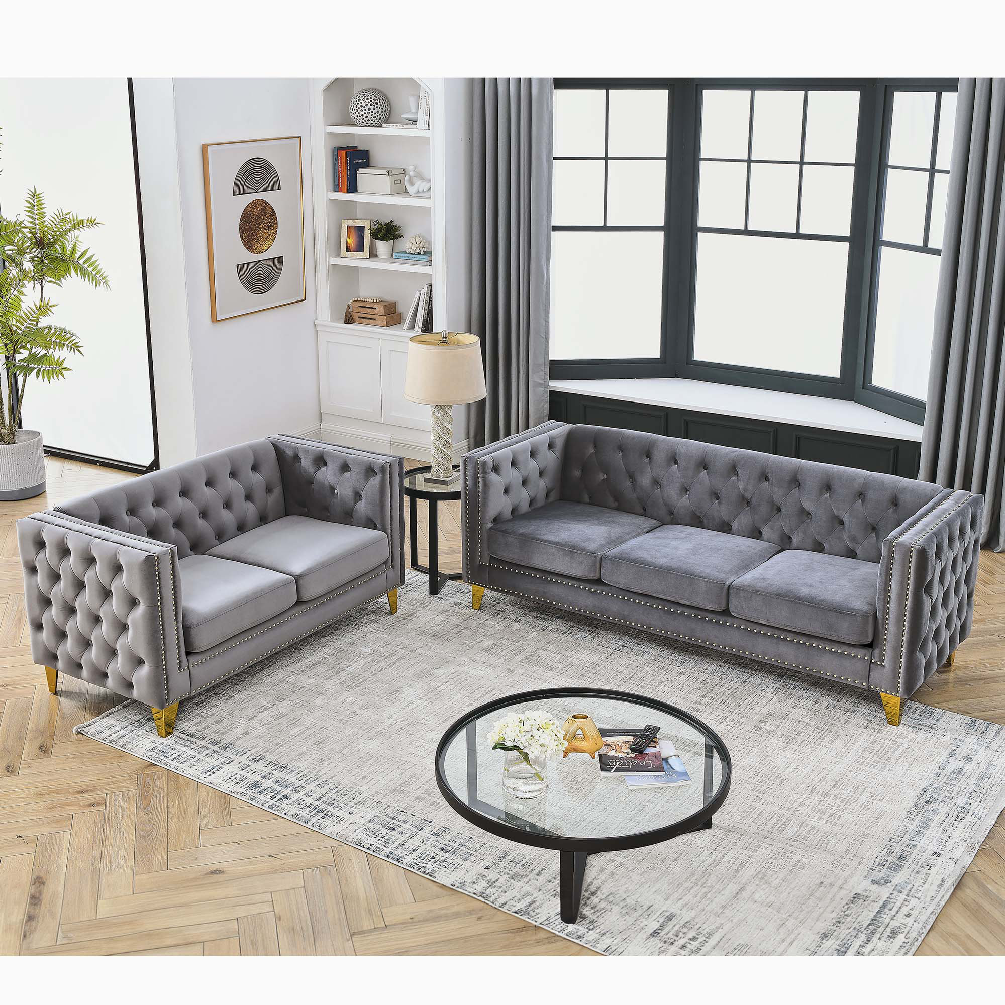 House of Hampton® 3-seater+2-seater Combination sofa for Living Room ...