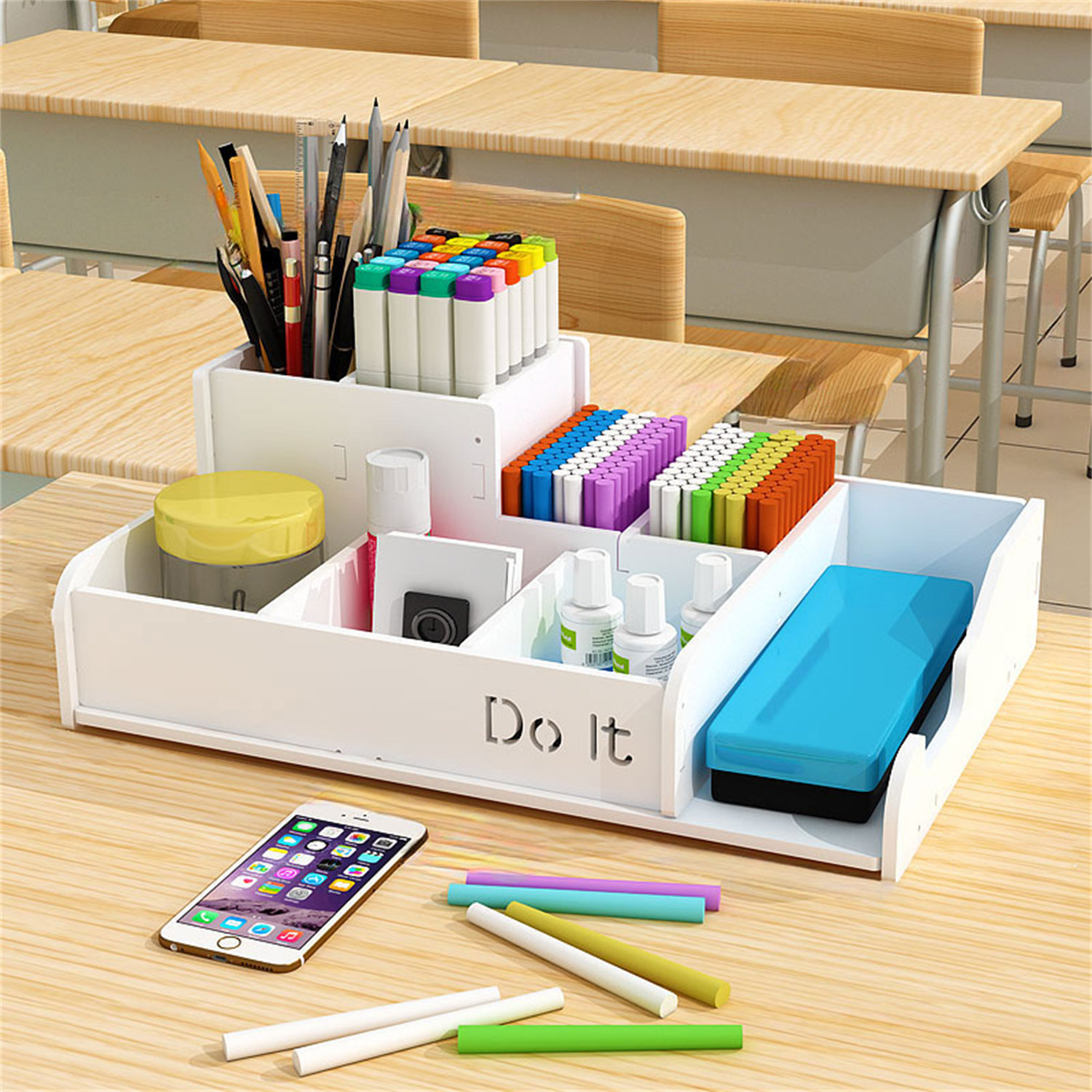 Latitude Run® Daraly Plastic Desk Organizer | Wayfair