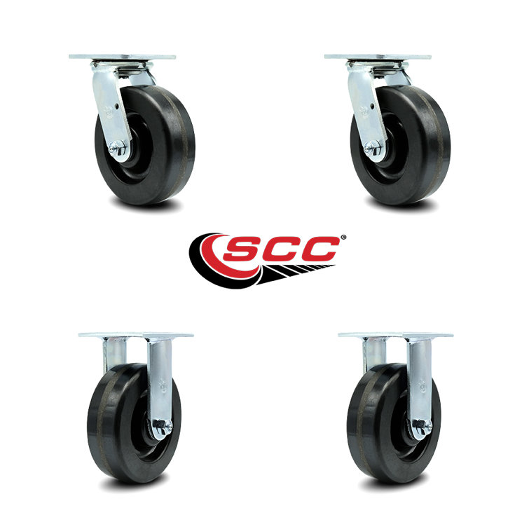 Service Caster 4 Piece Bassick Casters Caster Replacement Set | Wayfair