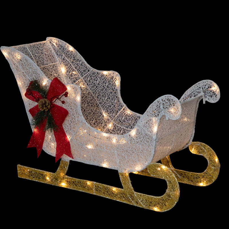 Northlight Seasonal Sleigh Lighted Display | Wayfair