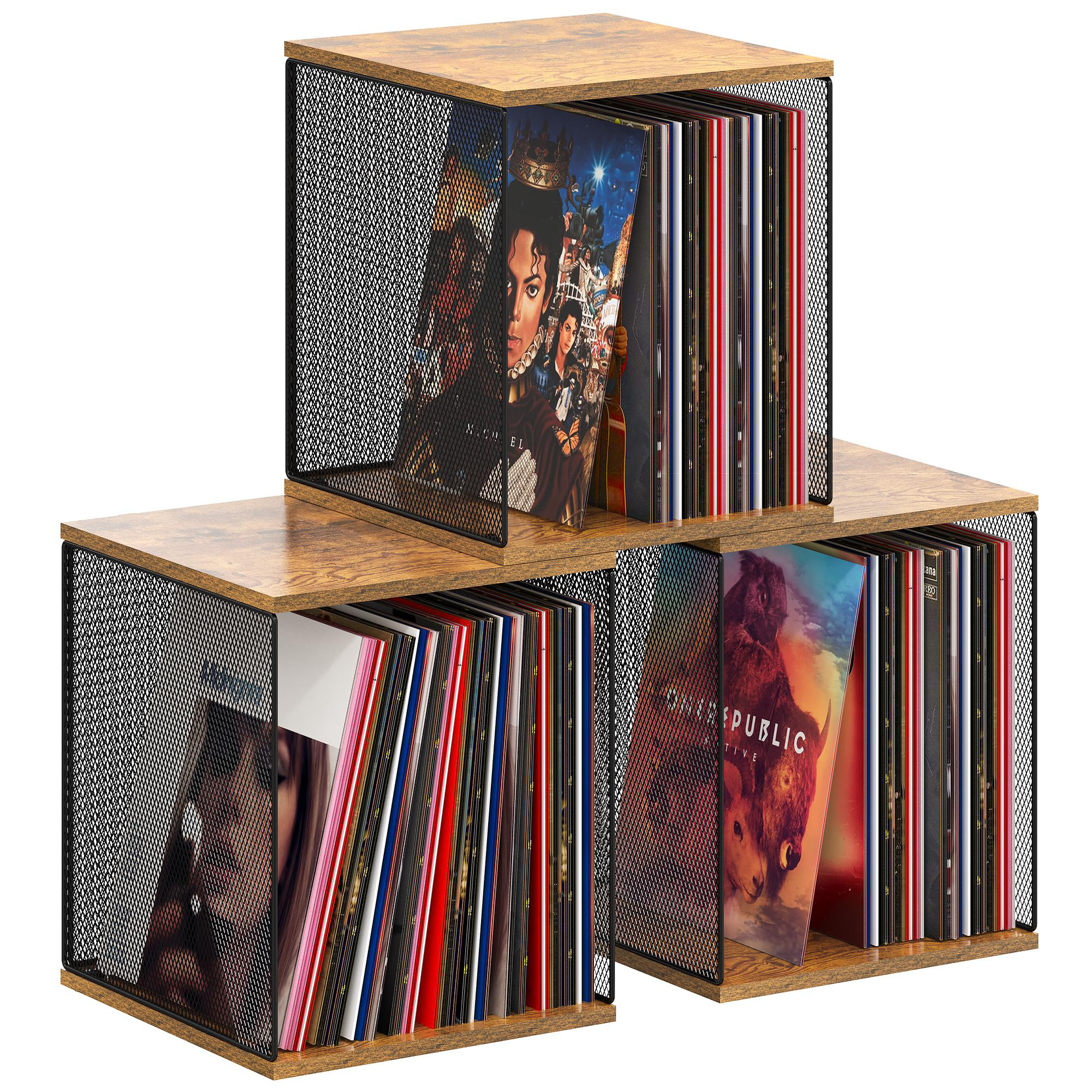 17 Stories 3 Cube Vinyl Record Storage - Wayfair Canada