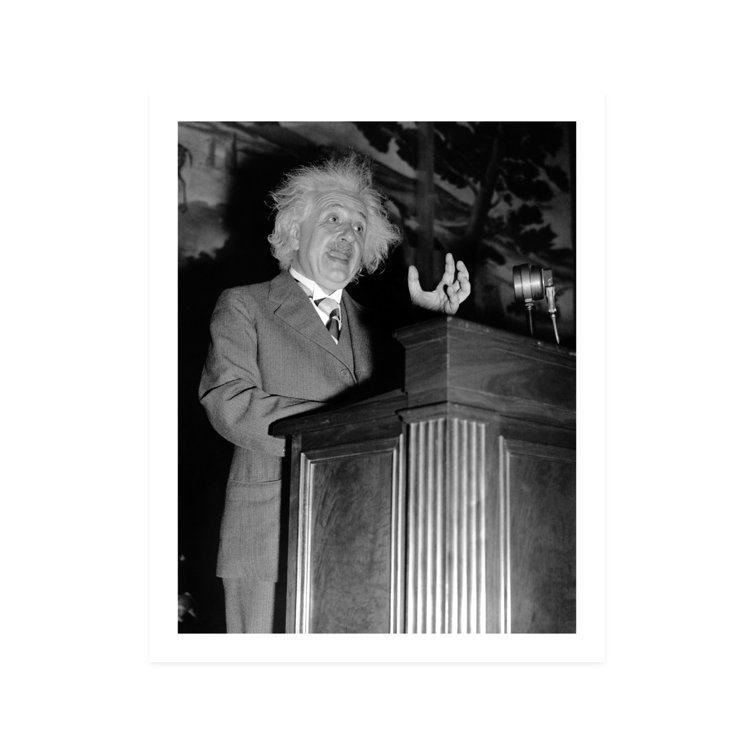 Globe Photos Entertainment Dr. Albert Einstein Lectures On Paper Print ...