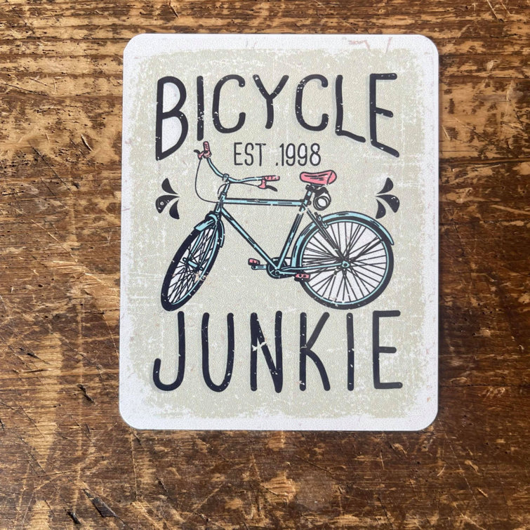 East Urban Home Bicycle Junkie Bike Tin Sign Metal Sign Plaque ...