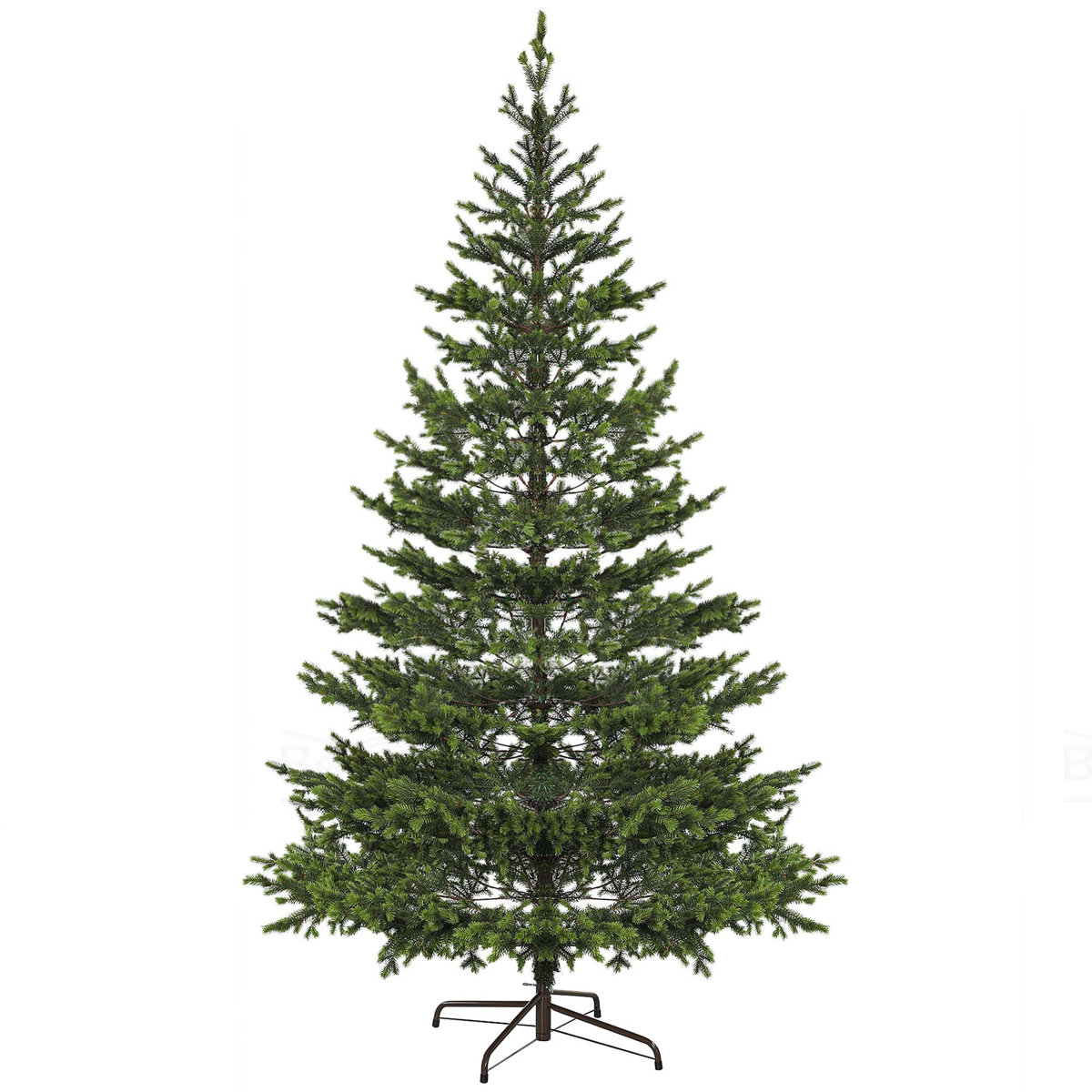 Latitude Run® 9ft Artificial Sparse Christmas Tree with Steel Stand and ...