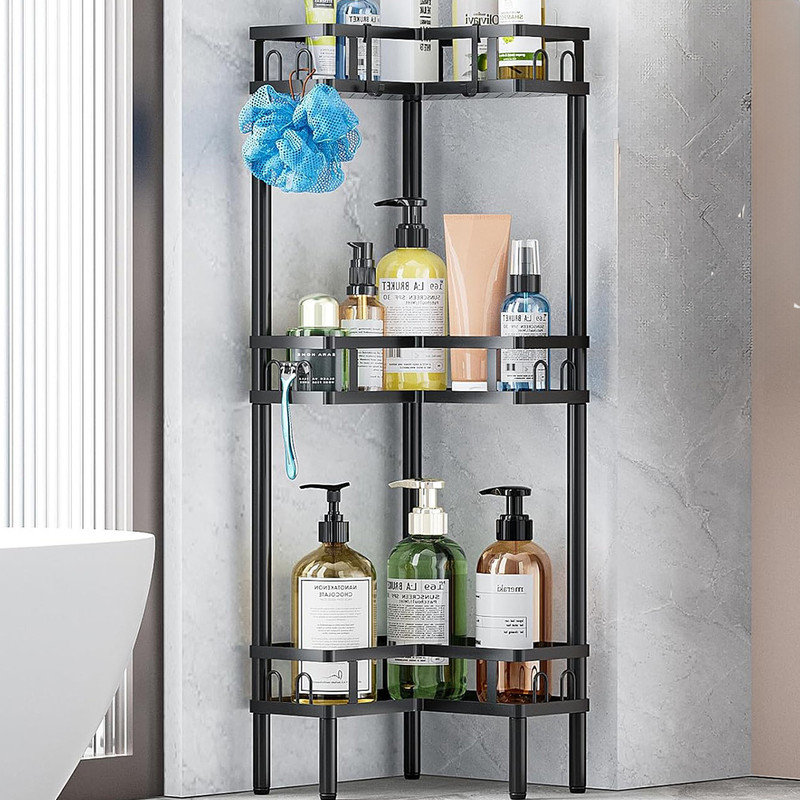 Rebrilliant Standing Shower Caddy Corner,3 Tier Stainless Steel Shower ...
